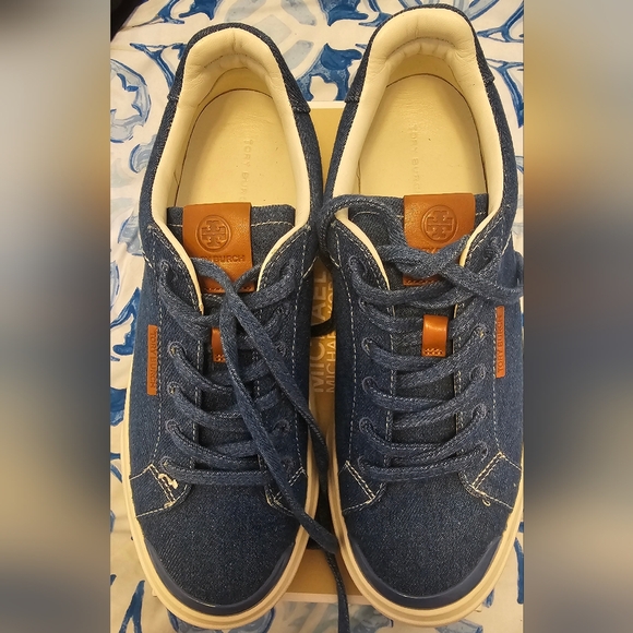 Tory Burch | Shoes | Tory Burch Mens Blue Sneakers | Poshmark